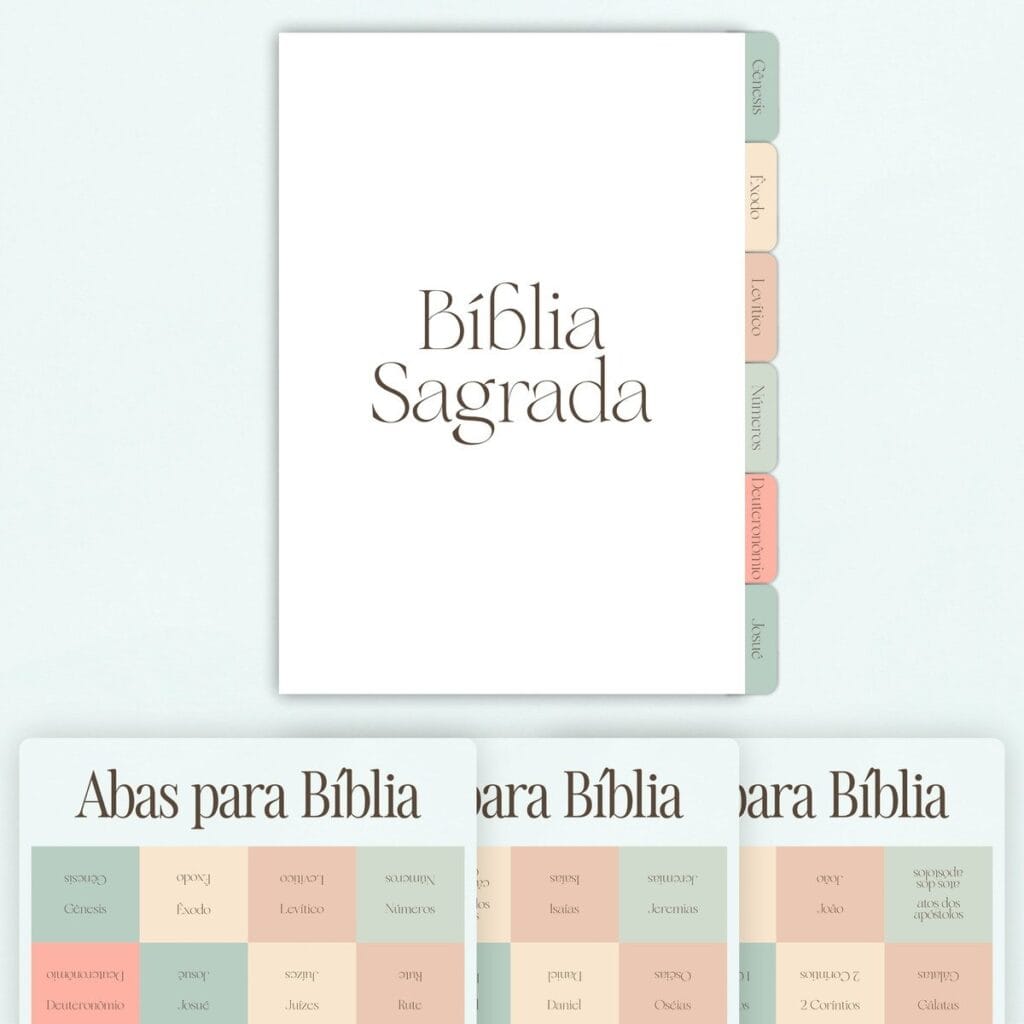 Abas para Biblia Png e Pdf Modelos Editaveis