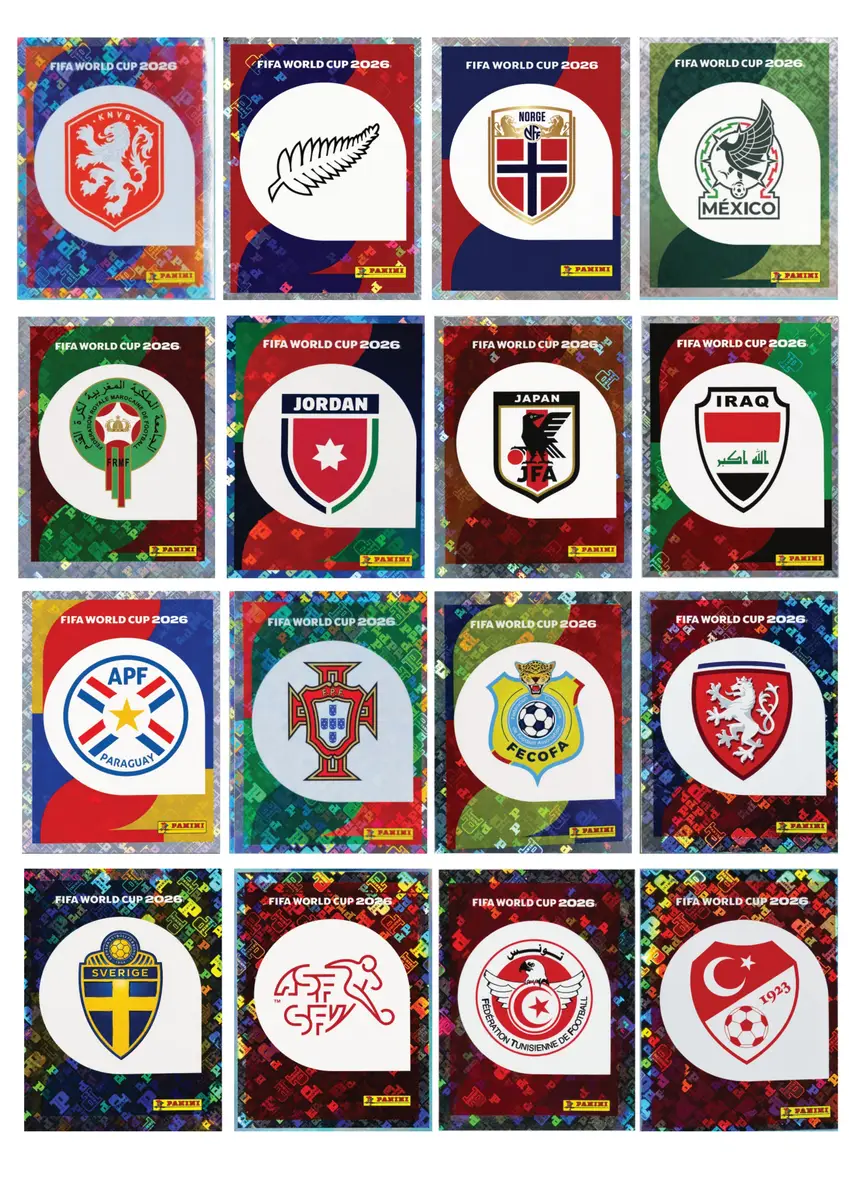 Figurinhas PDF Copa do Mundo 2026 Holográficas Brilhantes | Studios Cat