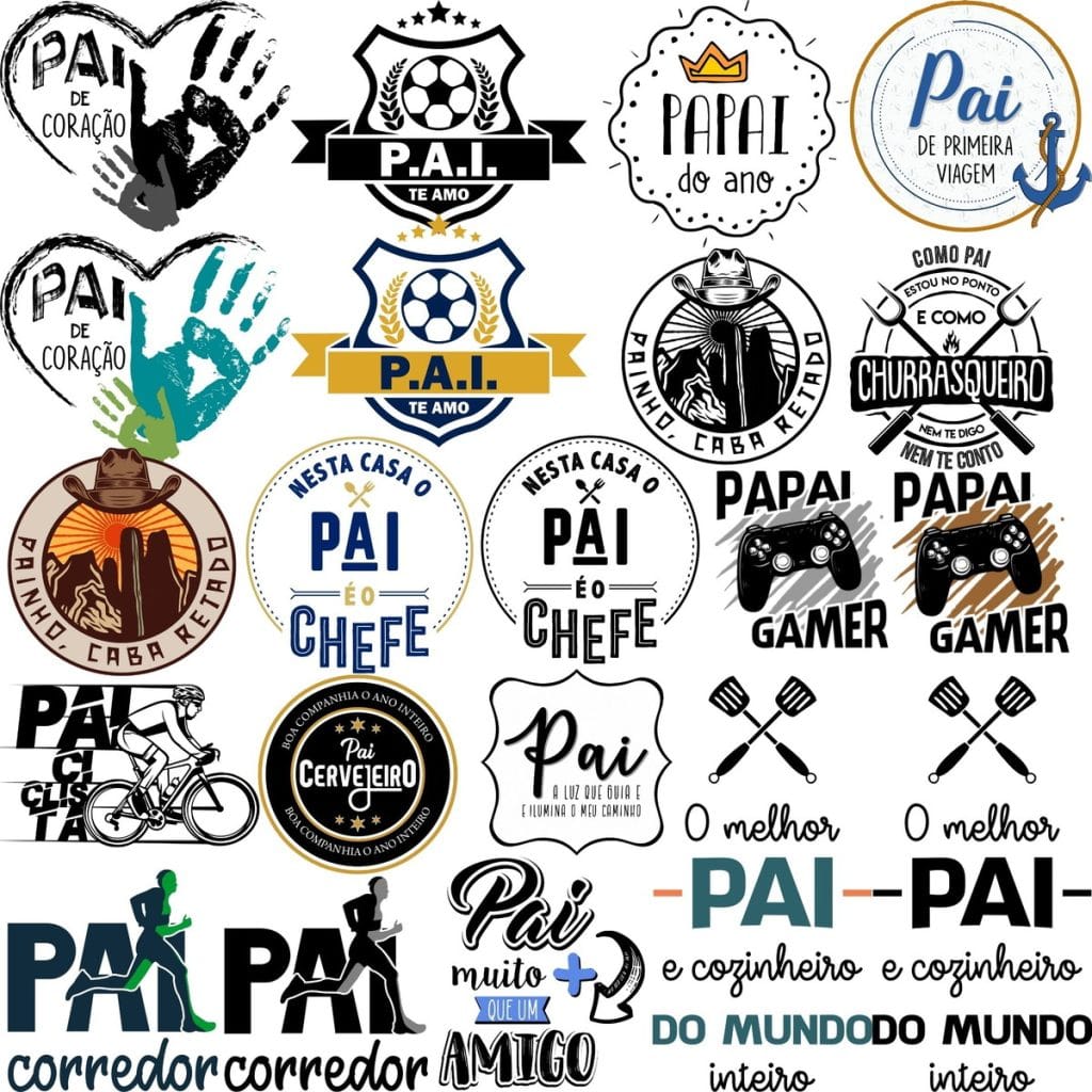 Frases Lettering Dia dos Pais Frases Paizão Super Pai Png | Studios Cat