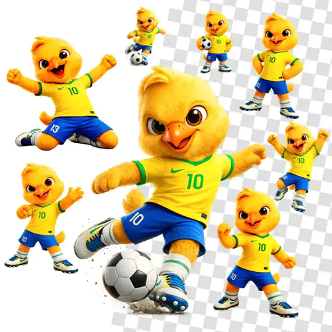 Kit PNG Mascotes Copa do Mundo 2026 para Personalizados | Studios Cat