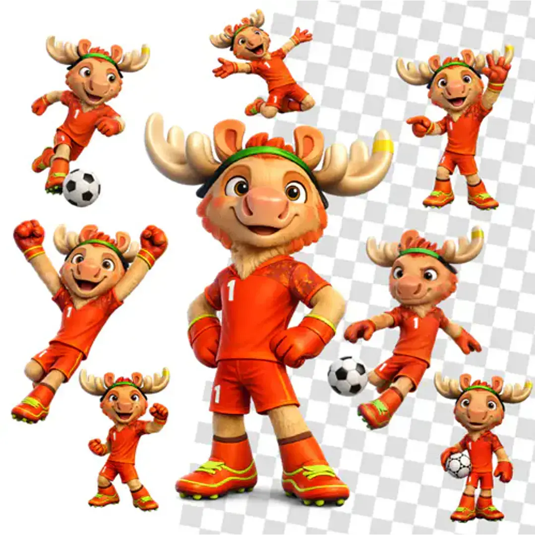 Kit PNG Mascotes Copa do Mundo 2026 para Personalizados | Studios Cat