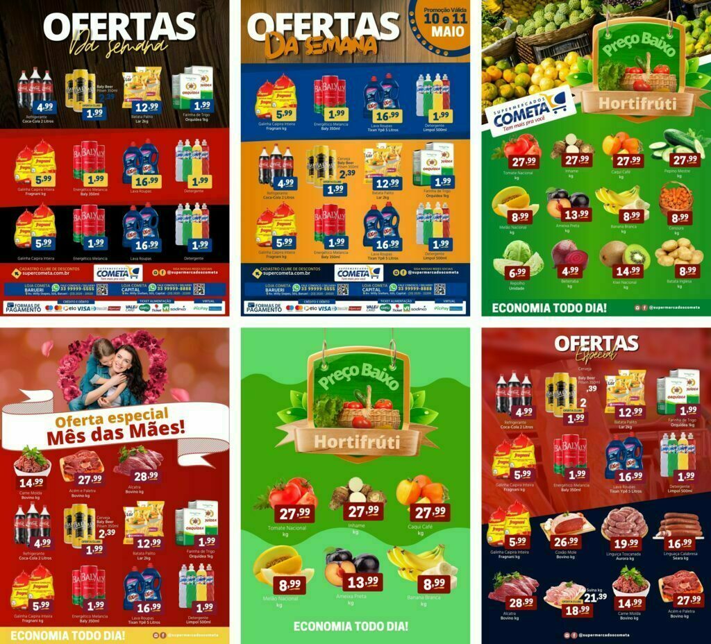 Templates Canva EncArtes Editáveis Supermercado 20 Artes | Studios Cat